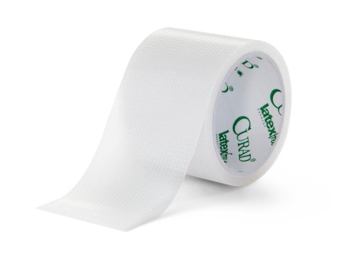 CURAD Tear-to-Fit Clear Plastic Tape 1inx1.5yd 100Ct