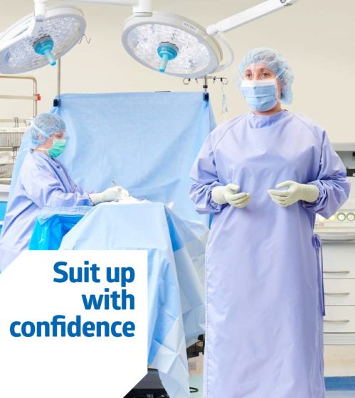 Medline Blockade Backless Medical Cover Gown - Shop All