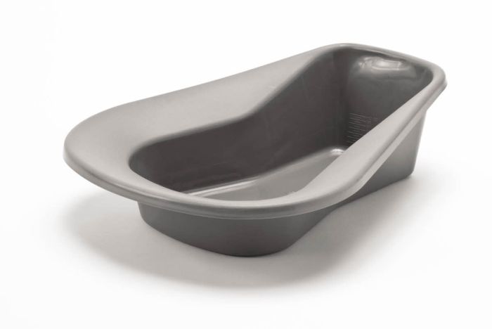 Medline Graphite Color Stack-A-Pan Bedpans 50Ct