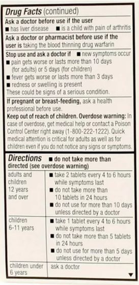 Good Sense Regular Strength Pain Relief 325mg 100Ct