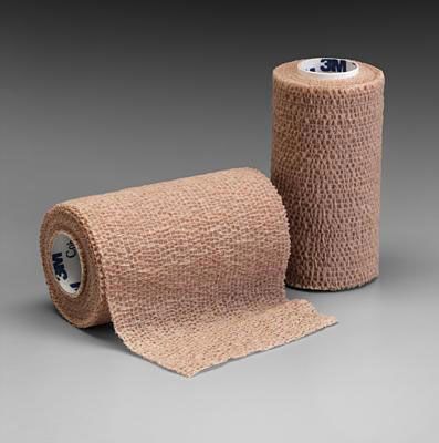 3M Coban Self-Adherent Wrap NS Tan 4inx5yd Roll 1Ct