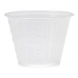 Medline Plastic Graduated oz./mL/TB/cc Medicine Cup 1oz 5000Ct