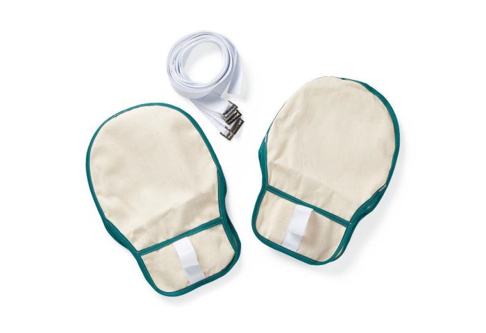Medline Safety Hand/Finger Protector Mitt Flex Palm 1Pr