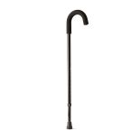 Medline Standard Aluminum Black Cane 1Ct
