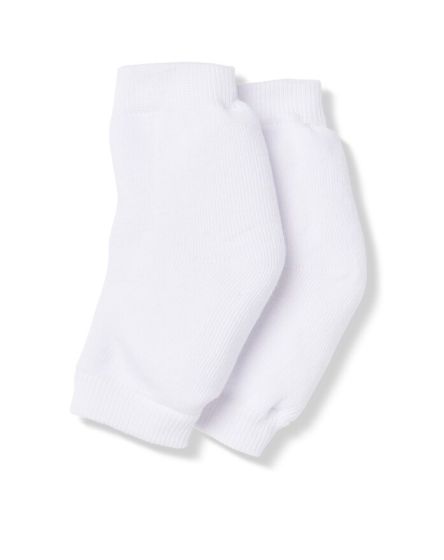 Curad Knit Heel and Elbow Protector One Size White 4Ct