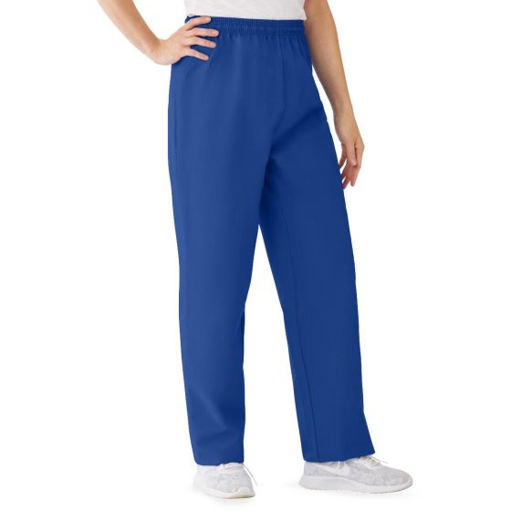AngelStat Ladies Modern Fit No Pocket Elastic Waistband Scrub Pant ...