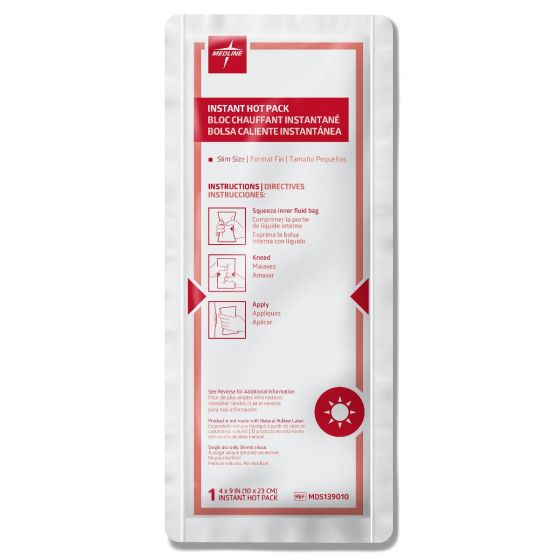 Medline Instant Hot Pack 4in x 9in 24Ct