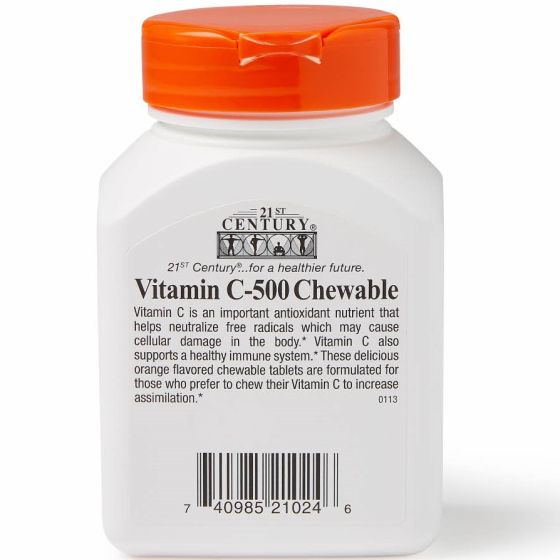 Vitamin C Chewable Tablet 500mg 110Ct