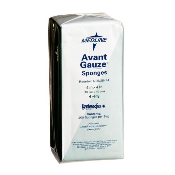 Medline Premium Gauze NS Nonwoven Sponge 4ply 4x4 200Ct