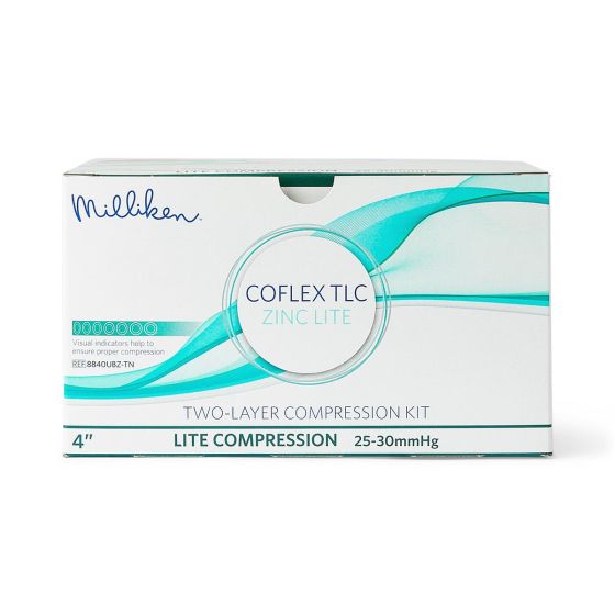 CoFlex TLC Unna Boot Compression Kit with Zinc Lite 4x6yd 2 Rolls/Kit 1Ct