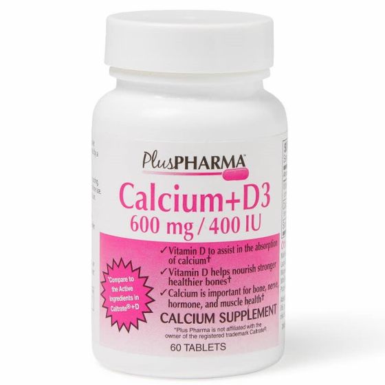 Calcium with Vitamin D3 Tablet 600mg 60Ct