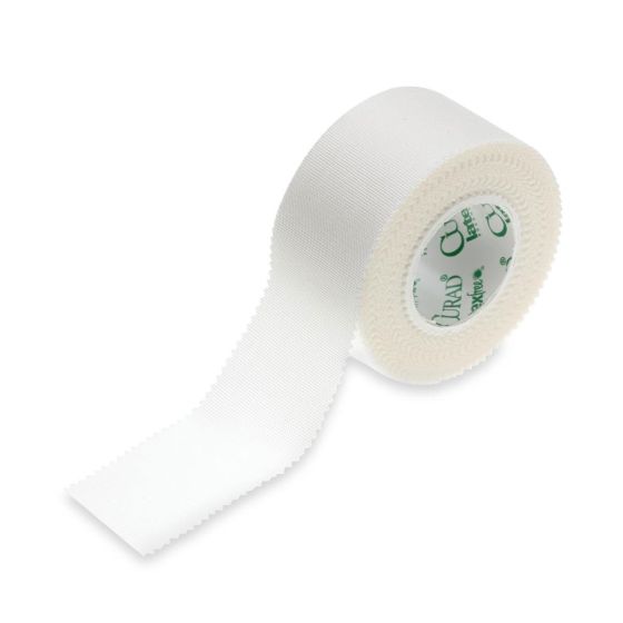 CURAD Cloth Silk Adhesive Medical Tape 1inx10yd 12Ct