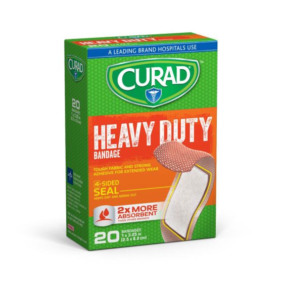 CURAD Extra-Long Heavy Duty Bandage 1x3.25 480Ct
