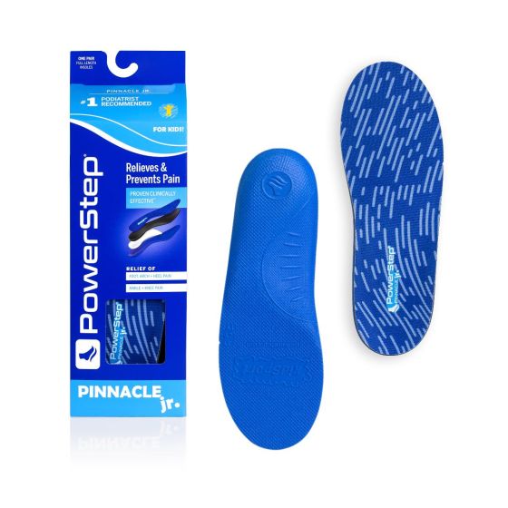 Powerstep Pinnacle Junior Full Length Insoles Youth Size 5 1Pr