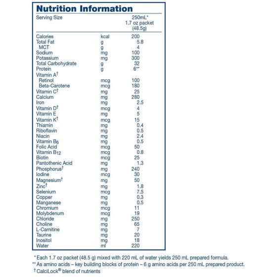 Vivonex Pediatric Elemental Powder 1.7oz Packet 1Ct