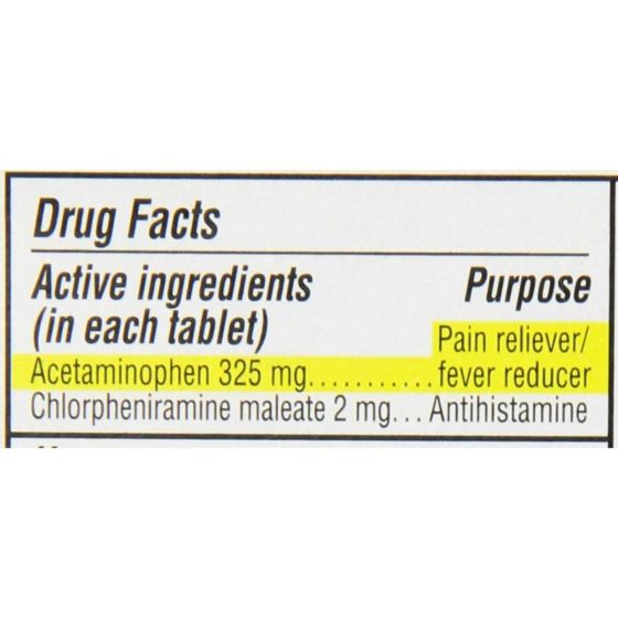Coricidin High BP Cold and Flu Relief Tablet 20Ct