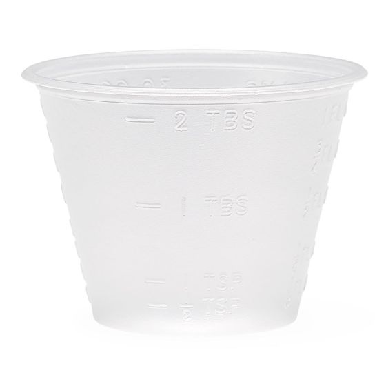 Medline Plastic Graduated oz./mL/TB/cc Medicine Cup 1oz 5000Ct