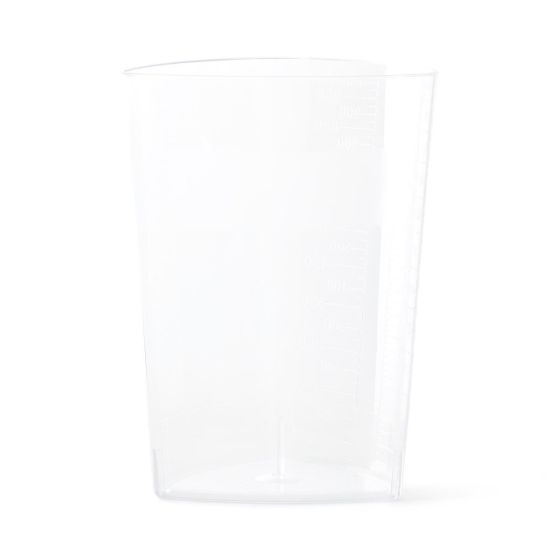Graduated Triangular Intake/Output Container, Clear, 1000 mL, Pack of 10