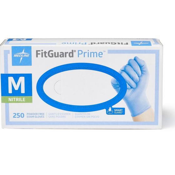 FitGuard Prime Nitrile Exam Gloves Size M 250Ct