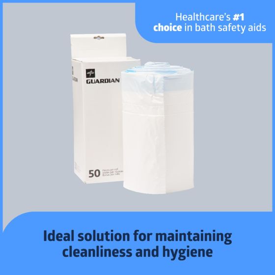 Medline Commode Liners 50Ct