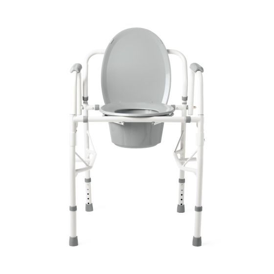 Medline Drop Arm Bedside Commode 350lb 1Ct
