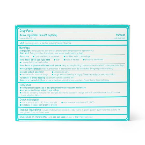 Imodium A-D Anti-Diarrheal Softgels 2mg 24Ct