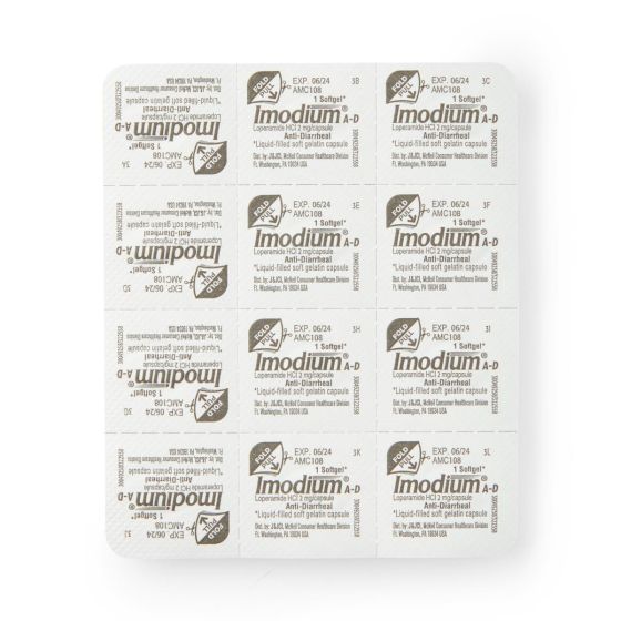 Imodium A-D Anti-Diarrheal Softgels 2mg 24Ct