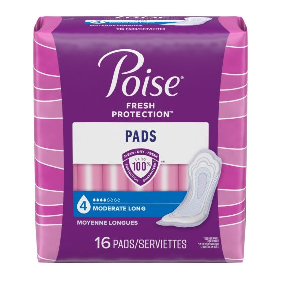Poise Moderate Absorbency Incontinence Pads