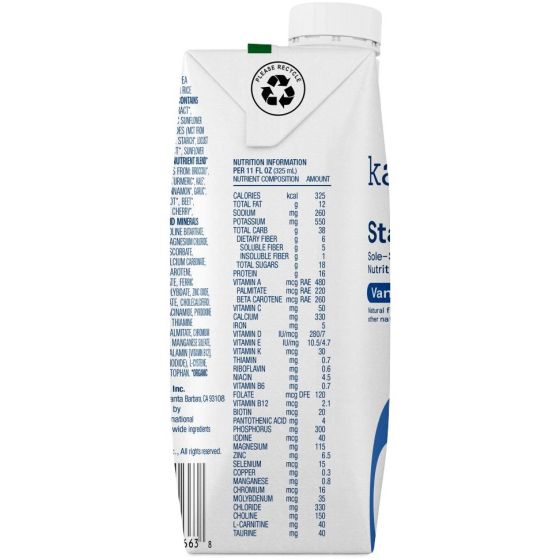 Kate Farms Standard Formula Vanilla 11oz Tetra Pak 1Ct