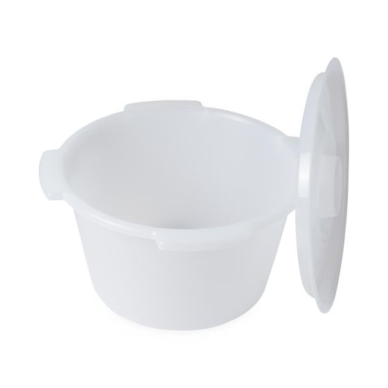 Commode Pail w/Lid by Briggs Healthcare 1Ct