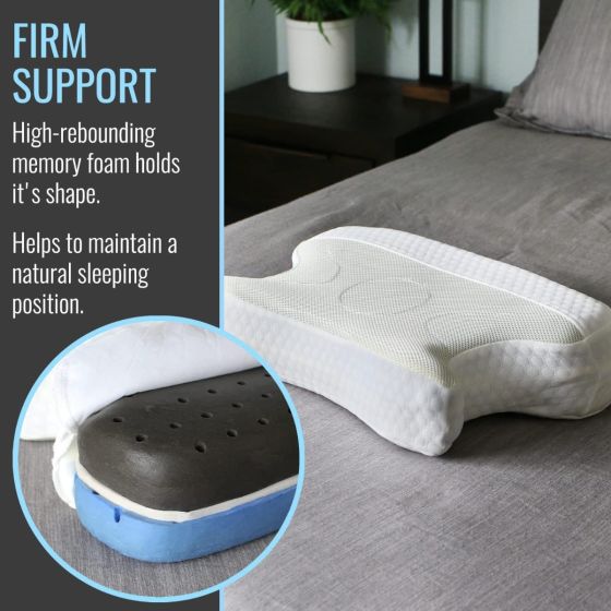 CPAP Memory Foam Sleep Aid Pillows 1Ct