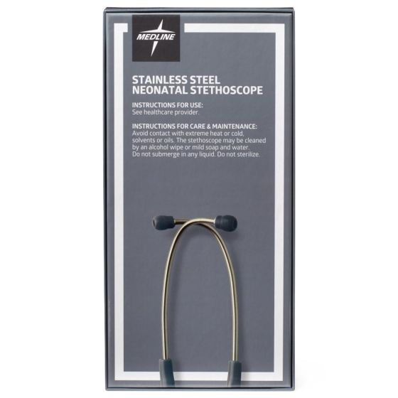 Elite Neonatal Stainless Steel Stethoscope, Gray