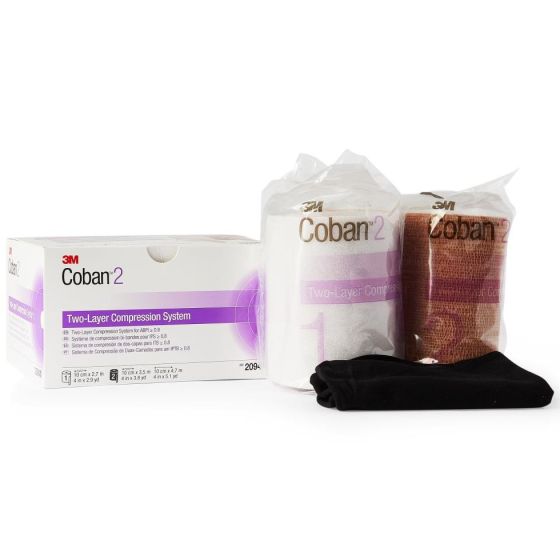 3M Coban 2-Layer Compression Bandage System Kit 4in 1Ct
