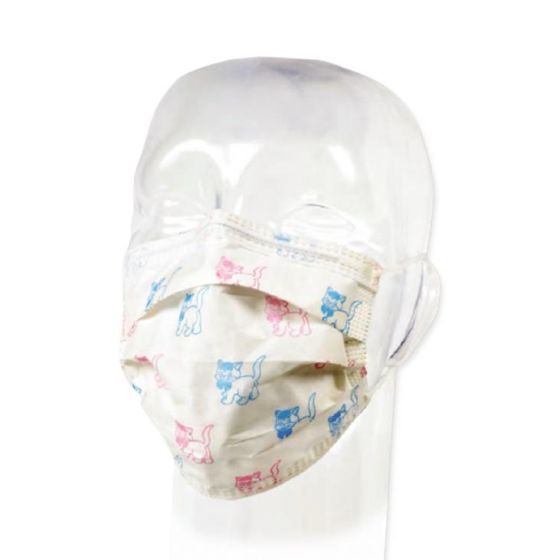 Percept FluidGard KittyKare Procedure Face Mask 500Ct