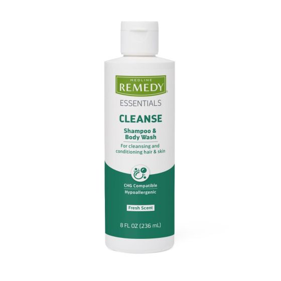 Medline Remedy Essentials Shampoo & Body Wash 8oz 36Ct