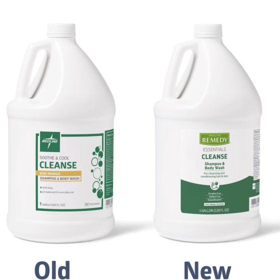 Remedy Essentials Shampoo & Body Wash, Kiwi Mango, 1 gal., Case of 4