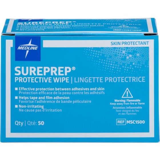Medline SurePrep Skin Protectant Wipe 1000Ct