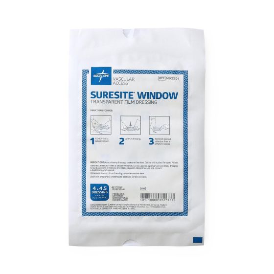 Suresite Window Transparent Film Dressing 4x4.5 1Ct