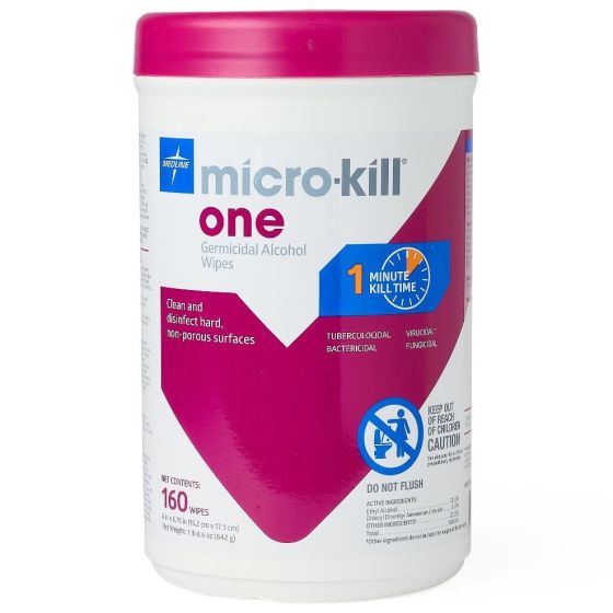 Medline Micro-Kill One Germicidal Alcohol Wipes - Shop All