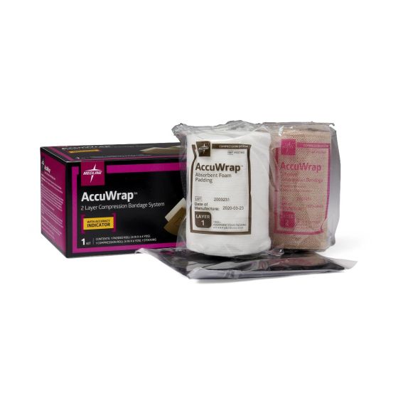 AccuWrap 2-Layer Compression Bandage System 8Ct