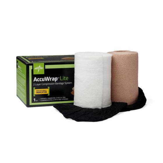 AccuWrap Lite 2-Layer Compression Bandage System 8Ct