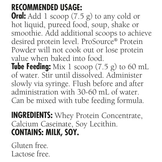 ProSource Powder Protein Supplement 9.7oz 6Ct