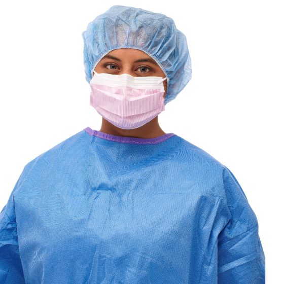 Medline ASTM Level 3 Face Mask with Antifog Foam 50Ct