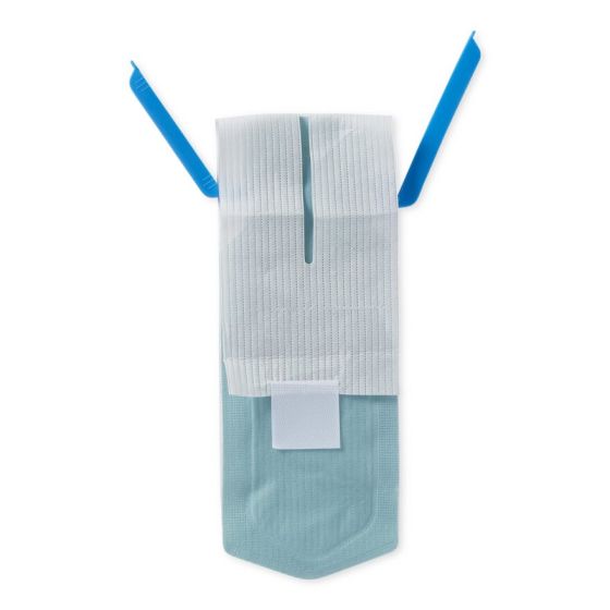 Medline Refillable Ice Bag with Clamp Closure and Dual Pouches 5in x ...
