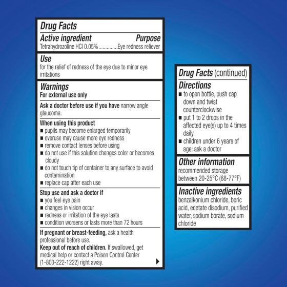 Redness Reliever Eye Drops 0.5oz 1Ct