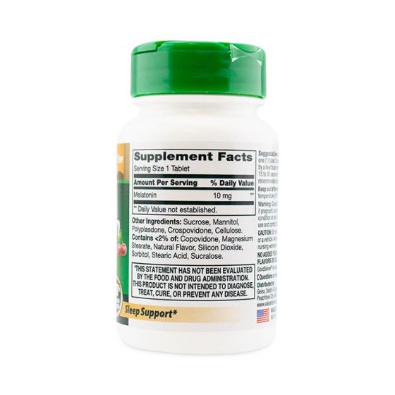 GoodSense Quick Dissolve Melatonin Tablets Cherry Flavor 10mg 90Ct