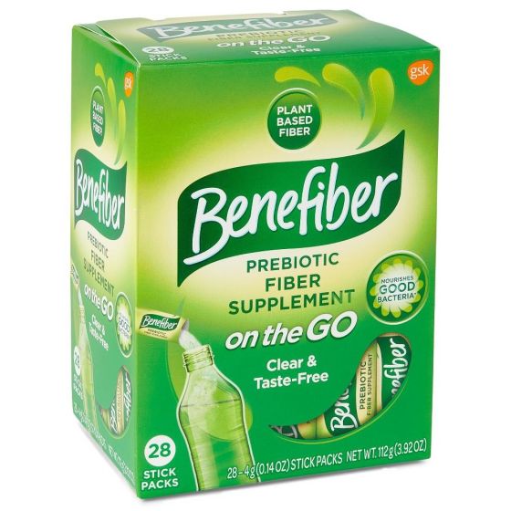 Benefiber Fiber Supplement On-the-Go Sticks 28Ct