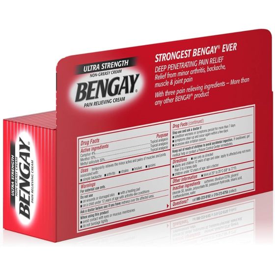 Bengay Ultra Strength Pain Relief Cream 4oz 1Ct