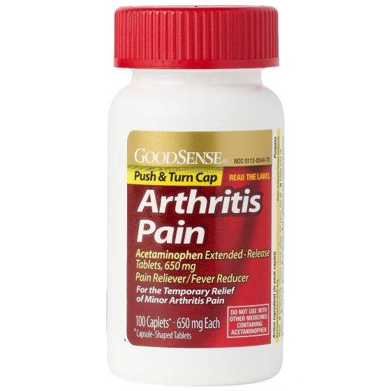 GoodSense Arthritis Pain Acetaminophen Ex Strength 650mg 100Ct