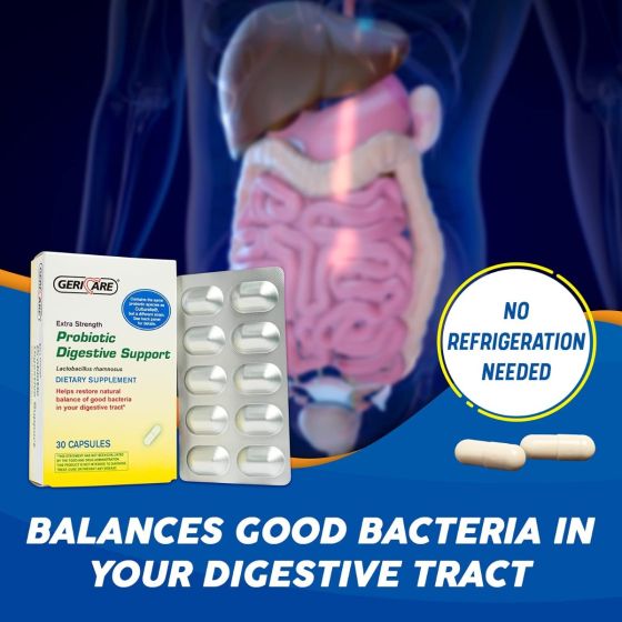 GeriCare Probiotic Extra Strength Digestive Support 30Ct